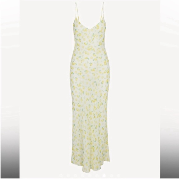 Realisation Par | Dresses | Realisation Eugenie Silk Dress Yellow ...